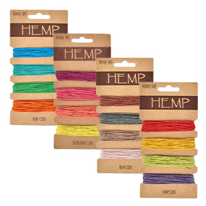 Amazon.com: OTYMIOW 32 Colors 160 Yards Hemp Cord String for Jewelry Making, Multi-Color Flax ...