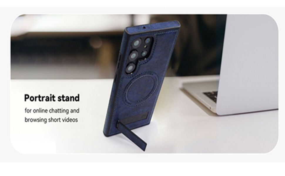 Amazon.com: Lunivop for Samsung Galaxy s24 Ultra Case Leather [Compatible with Magsafe Wireless ...