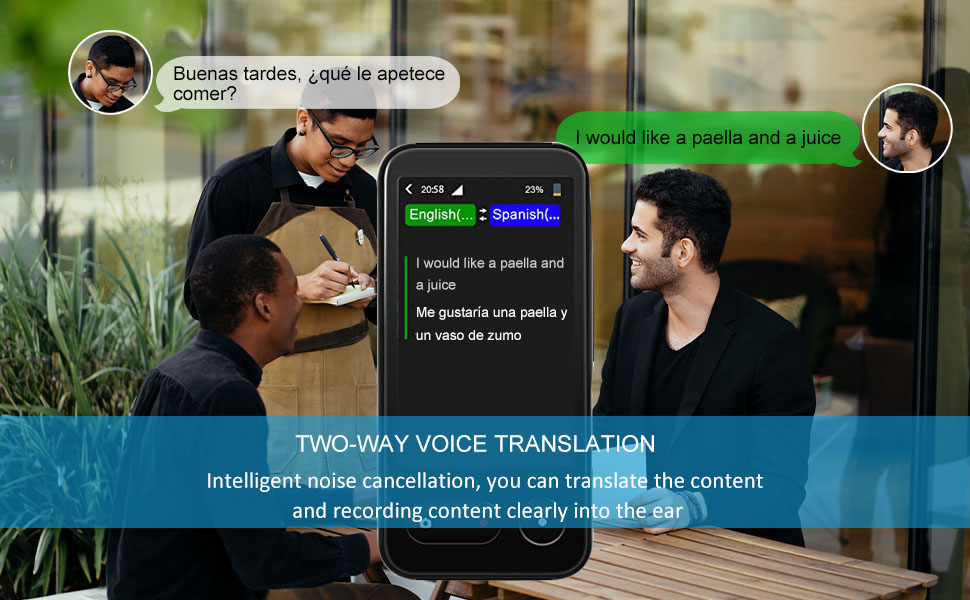 Amazon.com: Language Translator Device, Portable Two Way Voice ...
