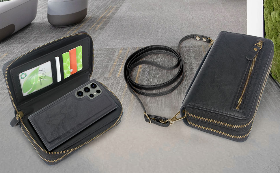 Amazon.com: Harryshell Compatible with Samsung Galaxy S23 Ultra 5G (2023) Case Wallet Multi ...