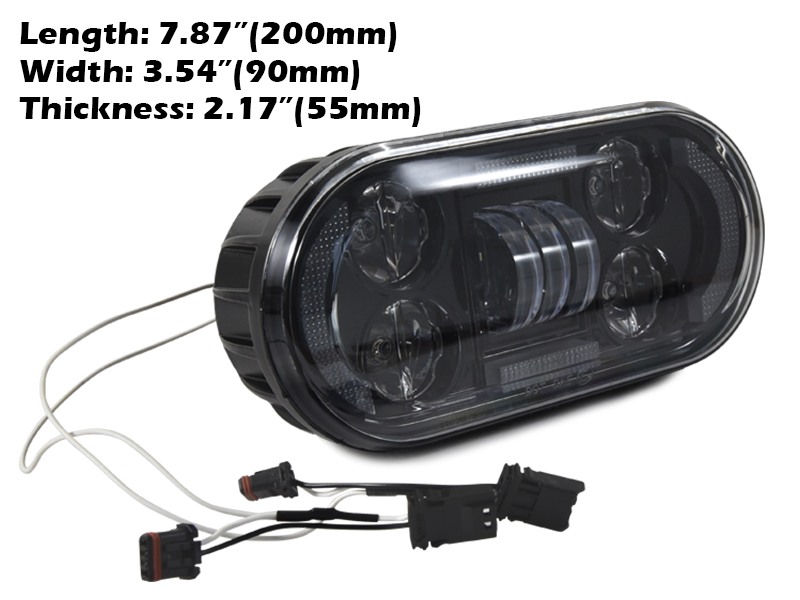 Amazon.com: VEISUTOR Upgrade LED Headlight for Harley Sportster S 1250 21-23, LED Headlamp Front ...