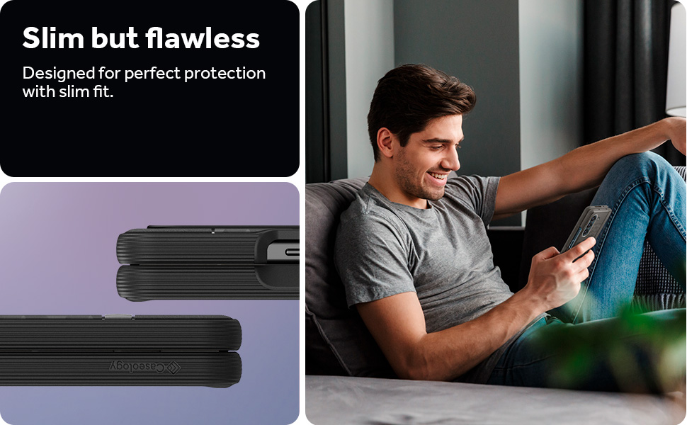 Amazon.com: Caseology Parallax [3D Ergonomic Design] Full-Body Protective Case Compatible with ...