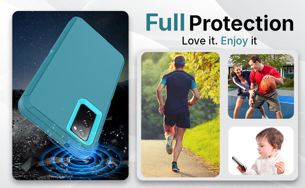 Amazon.com: Migeko for Samsung Galaxy S20-FE-5G Case: S20FE Case with 1 Pack Glass Screen ...