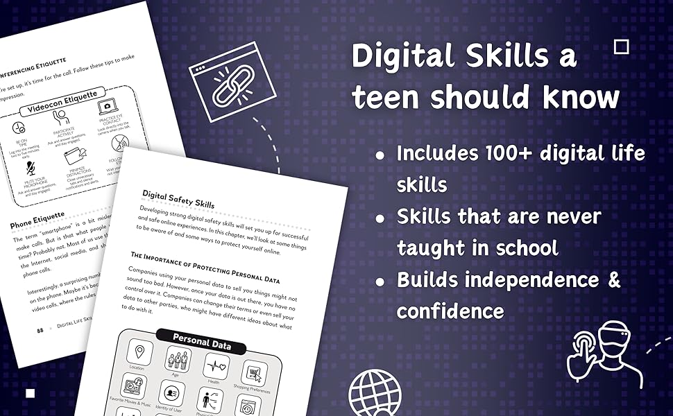 Amazon.com: Digital Life Skills for Teens: How to Communicate, Behave, Stay Safe, and Find ...