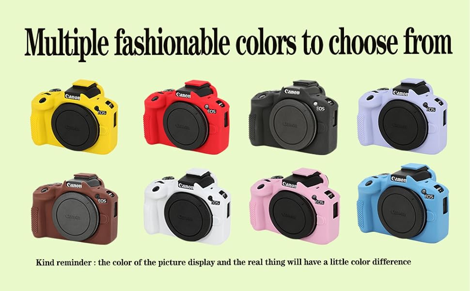 Amazon.com: AEXUTDA Case for R50, R50 Camera Silicone Protective Case, Lightweight, Anti-Scratch ...