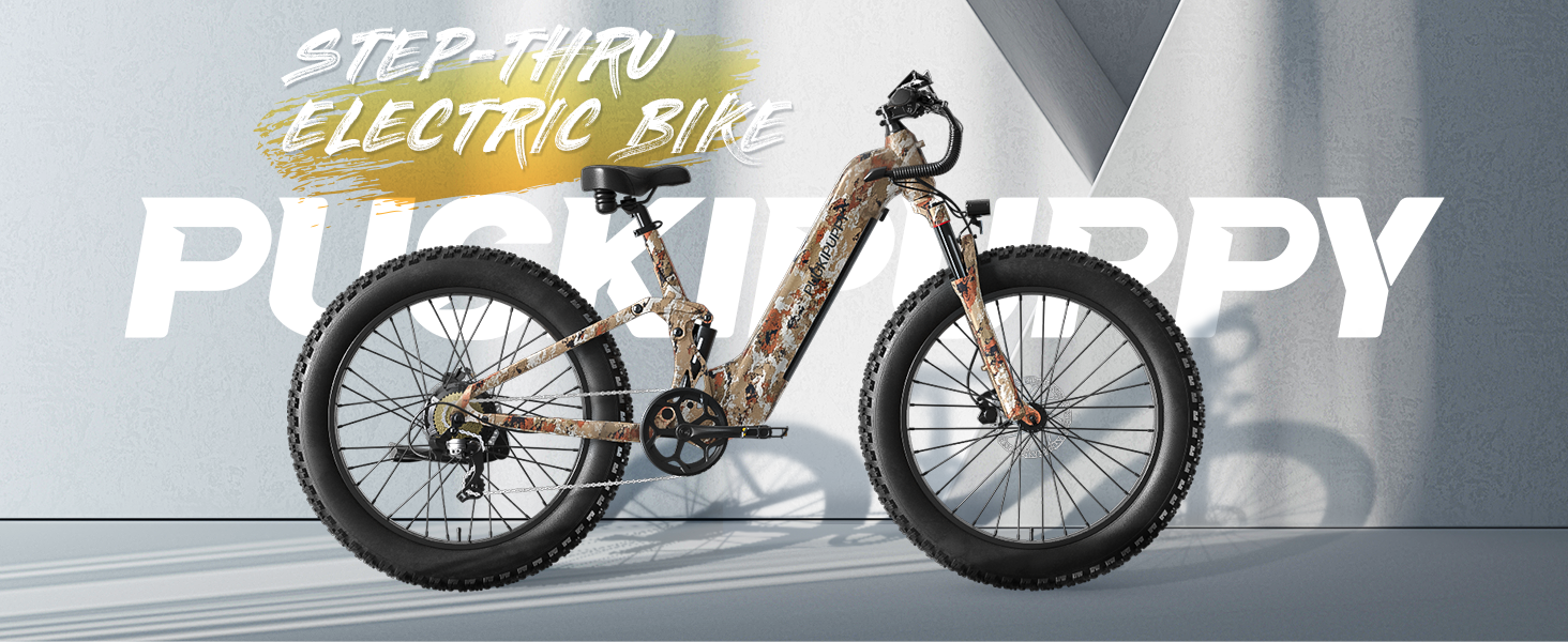 Amazon.com : PUCKIPUPPY Electric Bike for Adults 960W, 48V 20AH Battery Electric Bicycles, 26" x ...