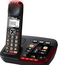 Panasonic KX-TGJ320EB Landline Phone Cordless, House phones, Nuisance Call Blocker, Answer ...