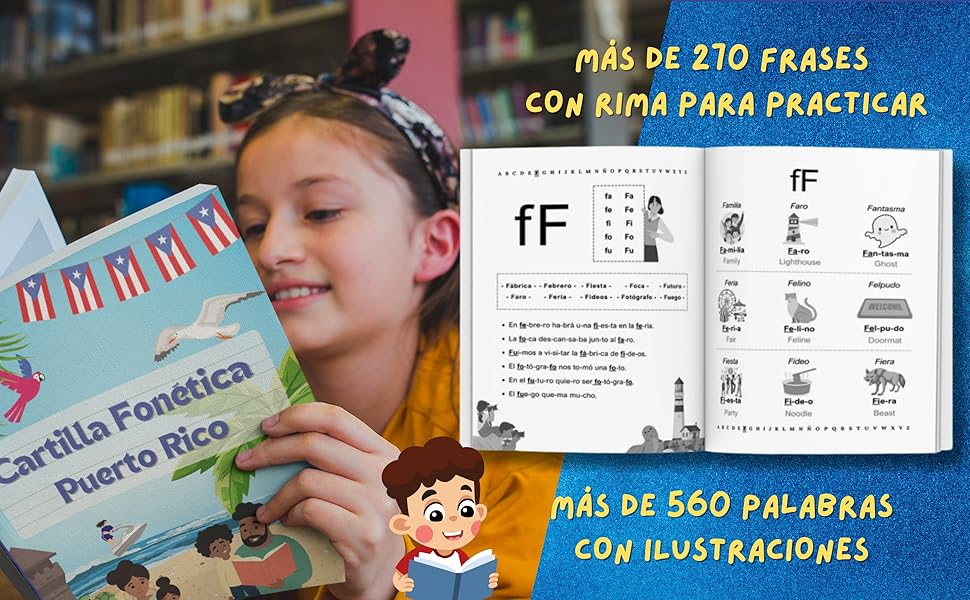 Amazon.com: Cartilla Fonética Puerto Rico: Explora Nuestra Cartilla ...