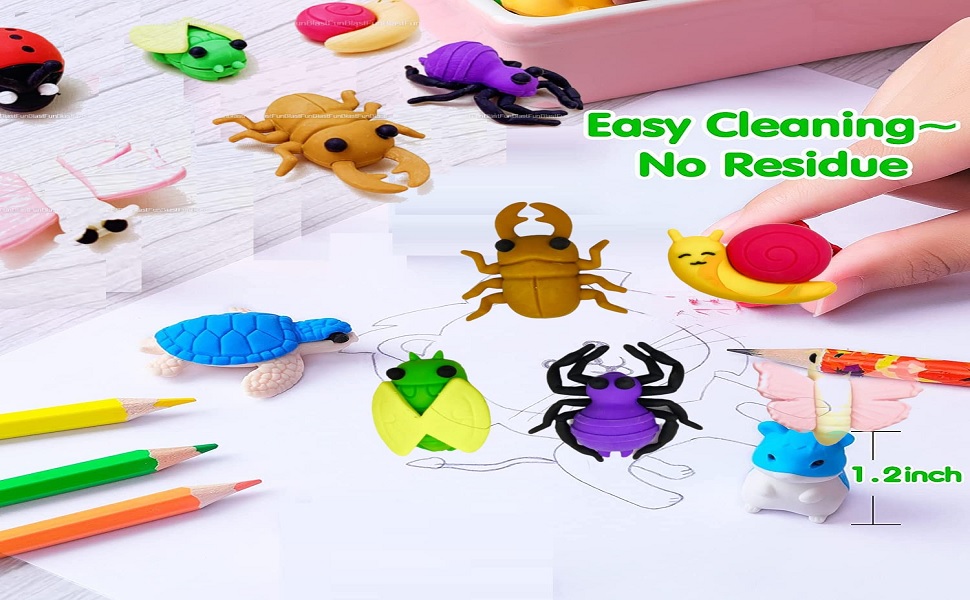 FunBlast Insects Theme Eraser Set for Kids - 6 Pcs Return Gift ...