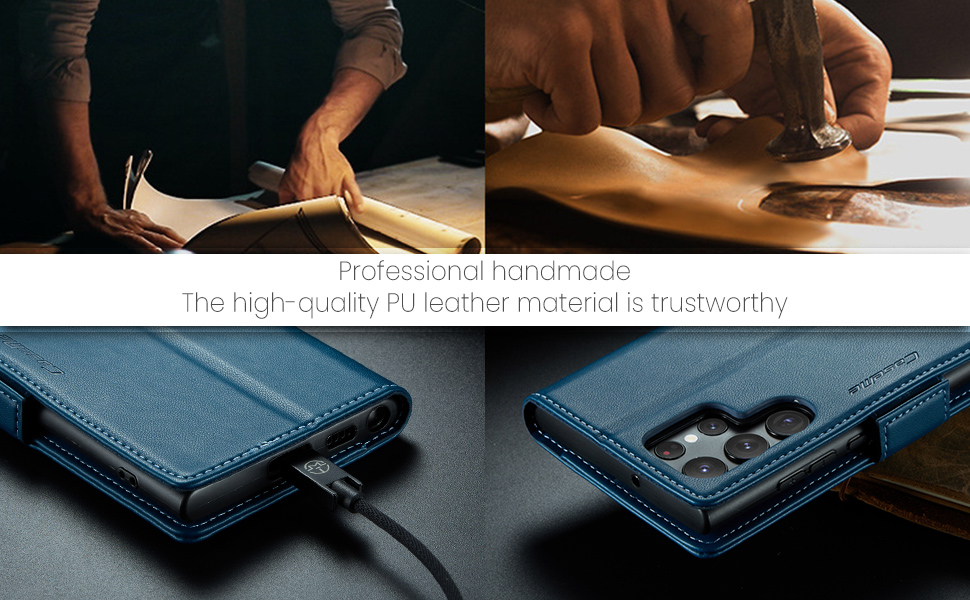 Amazon.com: SINIANL for Samsung Galaxy S22 Ultra Wallet Case with RFID Blocking, Galaxy S22 ...