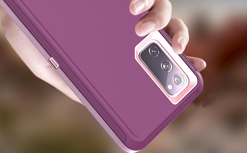 Amazon.com: YmhxcY for Galaxy S20 FE Case, Explosion-Proof Film[2 Pack] and Camera Lens Screen ...