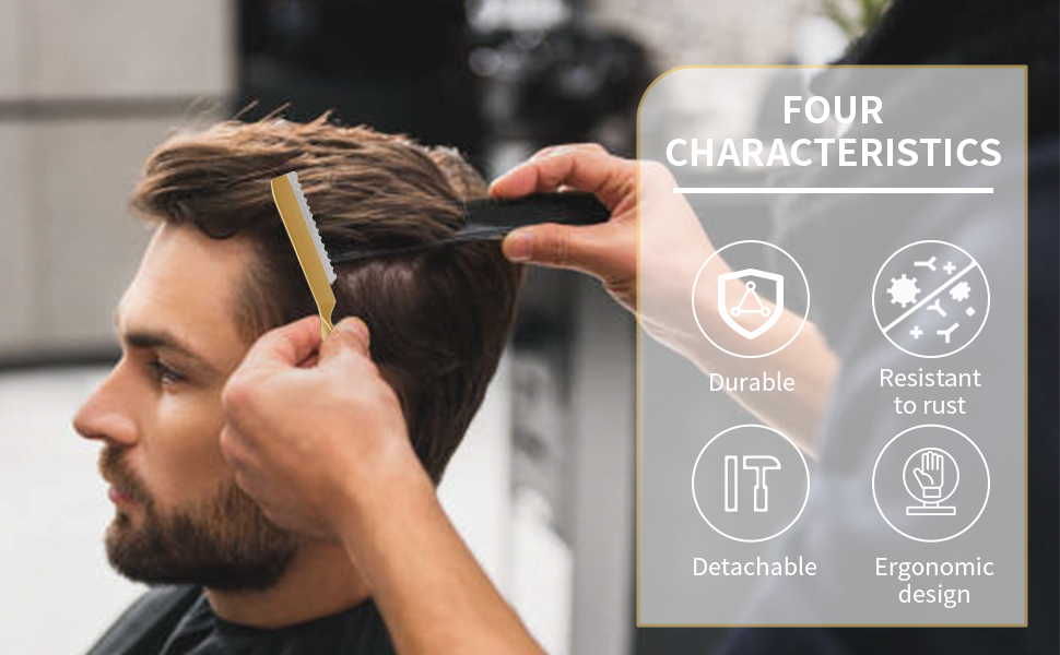 Amazon.com : Hair Styling Thinning Texturizing Cutting Razor, 11 Pieces ...