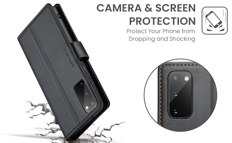 Amazon.com: FLIPALM for Samsung Galaxy S20 6.2"(Non S20+/S20 Utra) Wallet Case with RFID ...