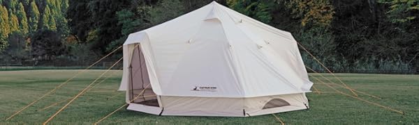 Amazon | CAPTAIN STAG キャプテンスタッグ CSクラシックス ワンポールテント DXオクタゴン460UV テント グランドシート UA-47DXオクタゴン460用 2点 ...