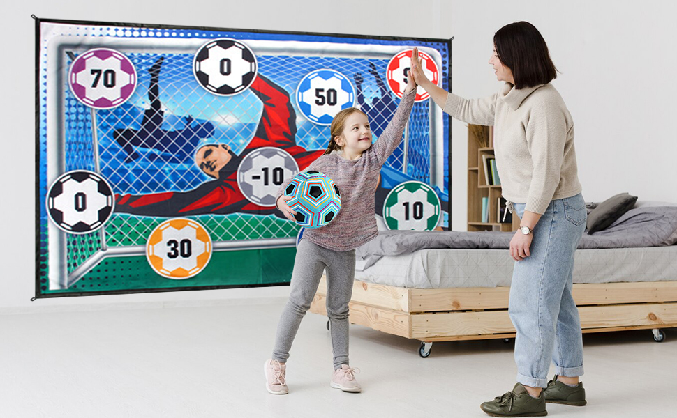 Amazon.com: SIGONE Soccer Ball Game Set for Kids, Soccer Ball Indoor ...