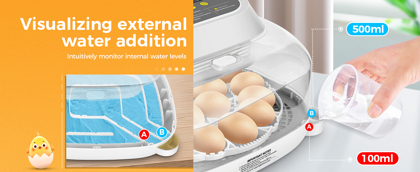 Amazon.com: Sailnovo 24 Eggs Incubators for Chicken Eggs with 4 Modes, 360° View Egg Incubator ...