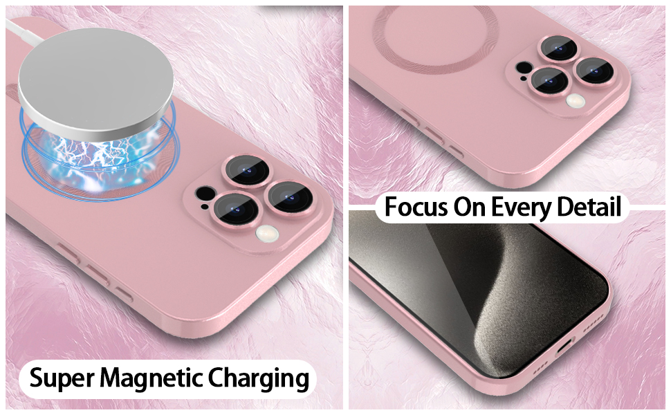 Amazon.com: ankofave Magnetic Case for iPhone 15 Pro Max Phone Case for Women, [Compatible with ...