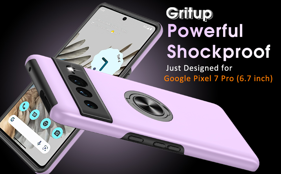 Amazon.com: for Pixel 7 Pro Case with HD Screen Protector, [Scratch Resistant]+[Heat Dissipation ...