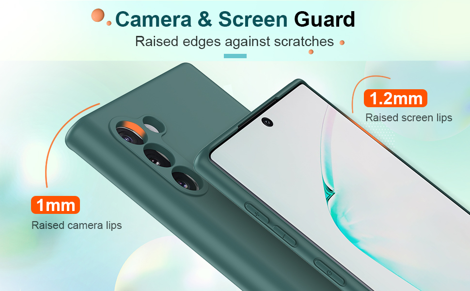 Amazon.com: LeYi for Galaxy Note 10 Case: Liquid Silicone Ultra Slim Shockproof Protective Case ...