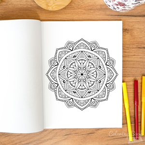 Relaxing Mandala Patterns Adult Coloring Book: Stress Relieving Mandala, Anxiety Relief Coloring ...