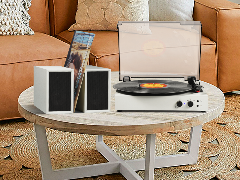 Amazon.com: Vinyl Record Player with External Speakers, 3 Speed Vintage ...