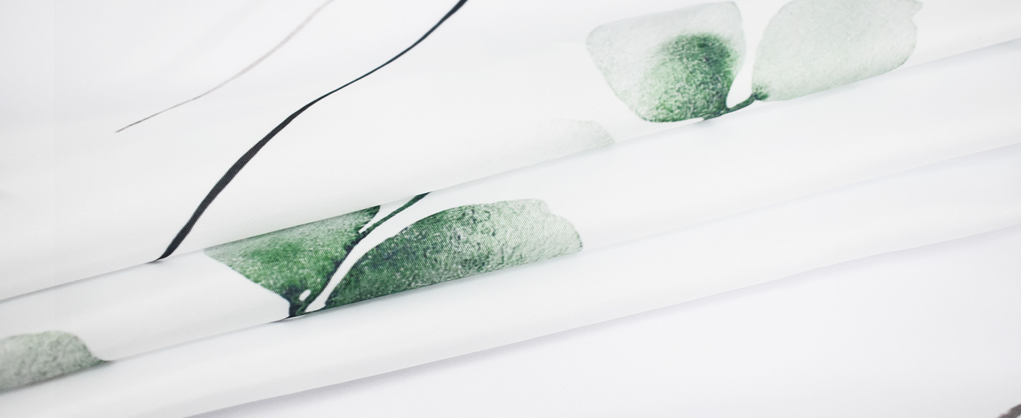 Amazon.com: WITHLOC Waterproof Shower Curtain Set with Hooks - Watercolor Sage Green Floral ...