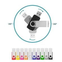 Amazon.com: 4GB USB Flash Drive, Flash Stick 4 GB 10 Pack Memory Stick JBOS Swivel Thumb Drives ...