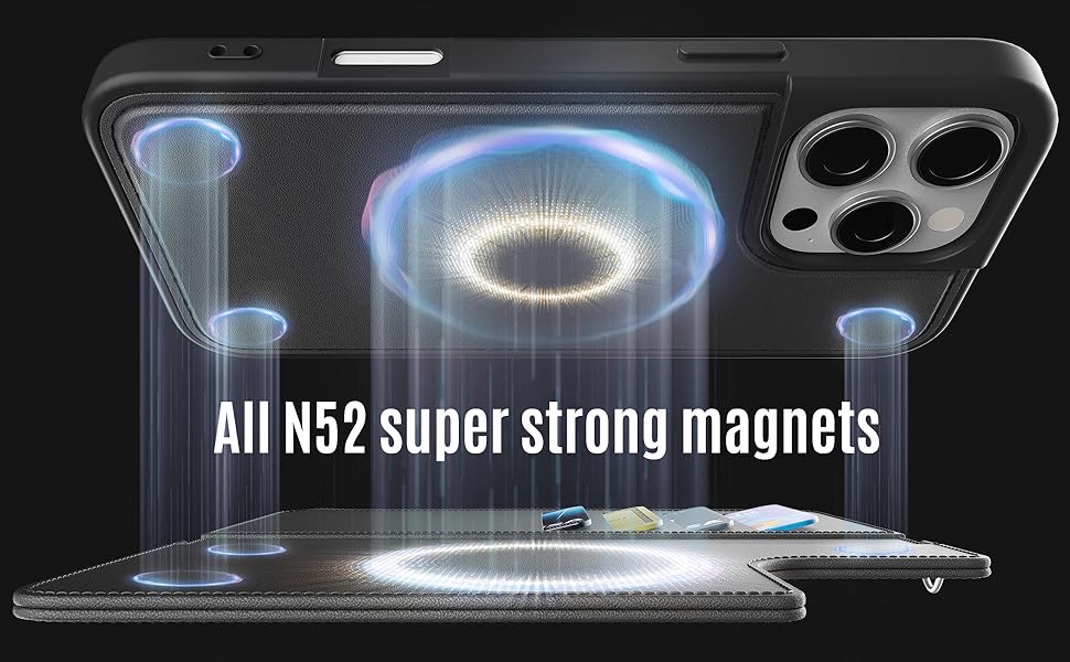 Amazon.com: EEIFO for iPhone 16 Pro(6.3 inches) Detachable Wallet Case with Crossbody.Multi ...