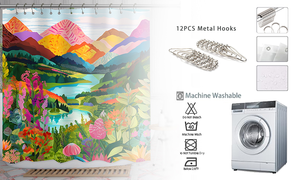 Amazon.com: She Love Black and Grey Abstract Shower Curtain Modern Geometric Art Minimalist ...