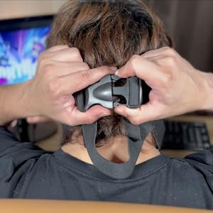 Amazon.com: METADOX OMBRA v2 Gaming Soundproof Mask (Size M/L - Mic Port Left) : Video Games