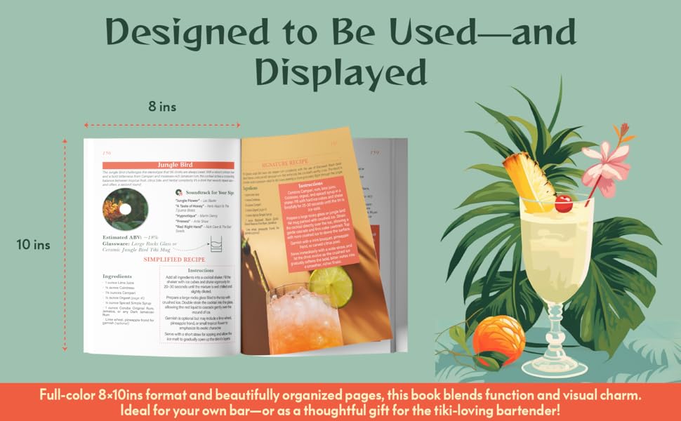 Amazon.com: Efficient Tiki Cocktail Recipe Book for Bartender: Reimagined Popular Tiki Drinks ...