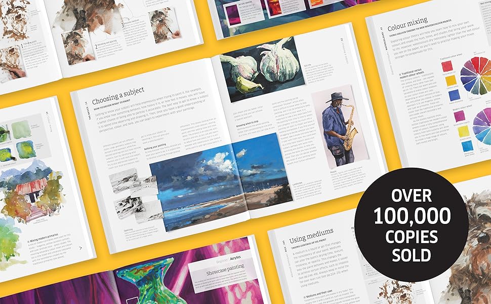 Artist's Painting Techniques: Explore Watercolours, Acrylics, and Oils ...