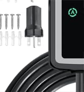 Amazon | joy all「2025新上場 EV充電 器 家庭 用」4つ電流モード切替可能 （15A-13A-10A-8A/110V-240V）SAE J1772 EV 充電ケーブル ...