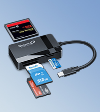 SmartQ C368 USB 3.0 SD Card Reader, Plug N Play, Apple and Windows ...
