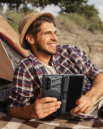 Amazon.com: TONGATE Magnetic for Z Fold 6 Case with S Pen Holder & Stand, [Compatible with ...