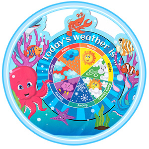 Amazon.com: 90 Pcs Sea Calendar Bulletin Board Set Pocket Chart Seasons ...