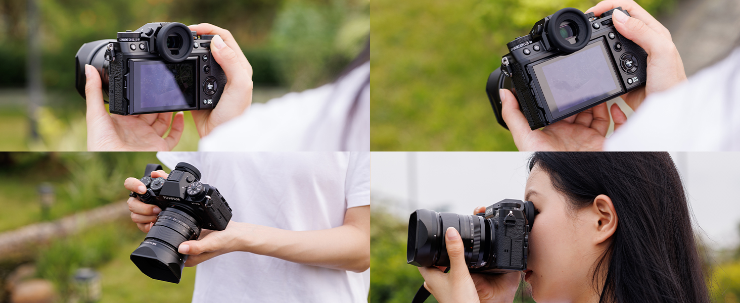 Amazon.com : JJC EC-GFX Round Eyecup Eye Cup Eyepiece Viewfinder for Fuji Fujifilm X-T5 XT5 X-T4 ...