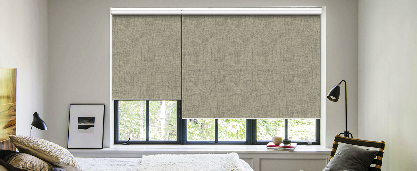 Amazon.com: GENIMO 100% Blackout Roller Window Shades, Window Blinds Cordless with Thermal ...