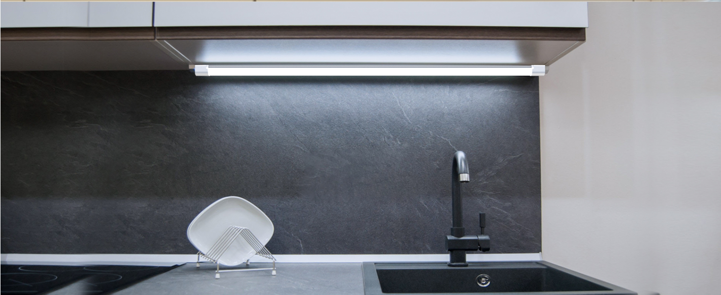 Modlicht Plug in Ceiling Light 4FT Linkable 36W 5000K LED Shop Lights for Workshop Garage, Plug ...