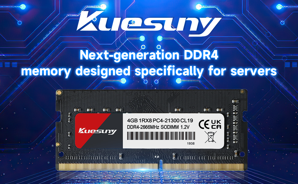 Kuesuny 8GB Kit (2X4GB) DDR4 2666MHz Laptop Ram PC4-21300 1.2V CL19 ...