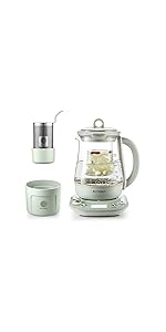 Amazon.com: BUYDEEM Health Pot K2763 Lite, Glass Electric Kettle for Tea & Coffee, Hot Water ...