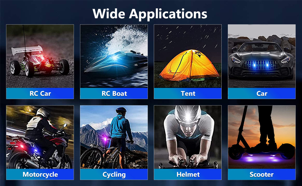 Amazon.com: LECART Magnetic Wireless Led Strobe Lights with Remote High ...