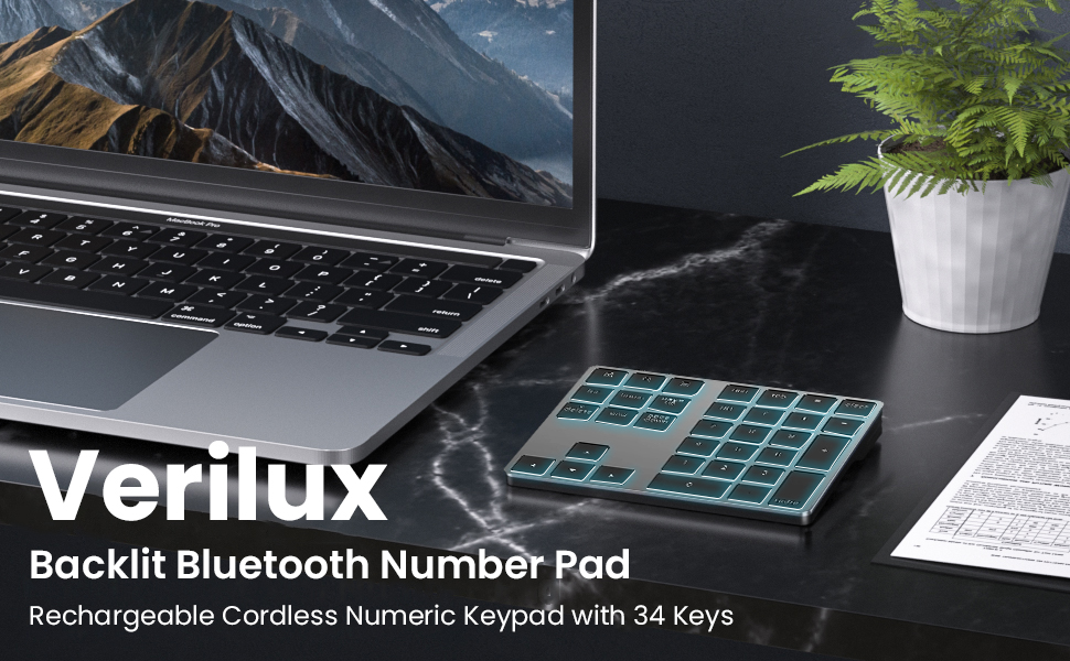 Amazon.in: Buy Verilux® Bluetooth Numeric Keypad,Rechargeable External ...