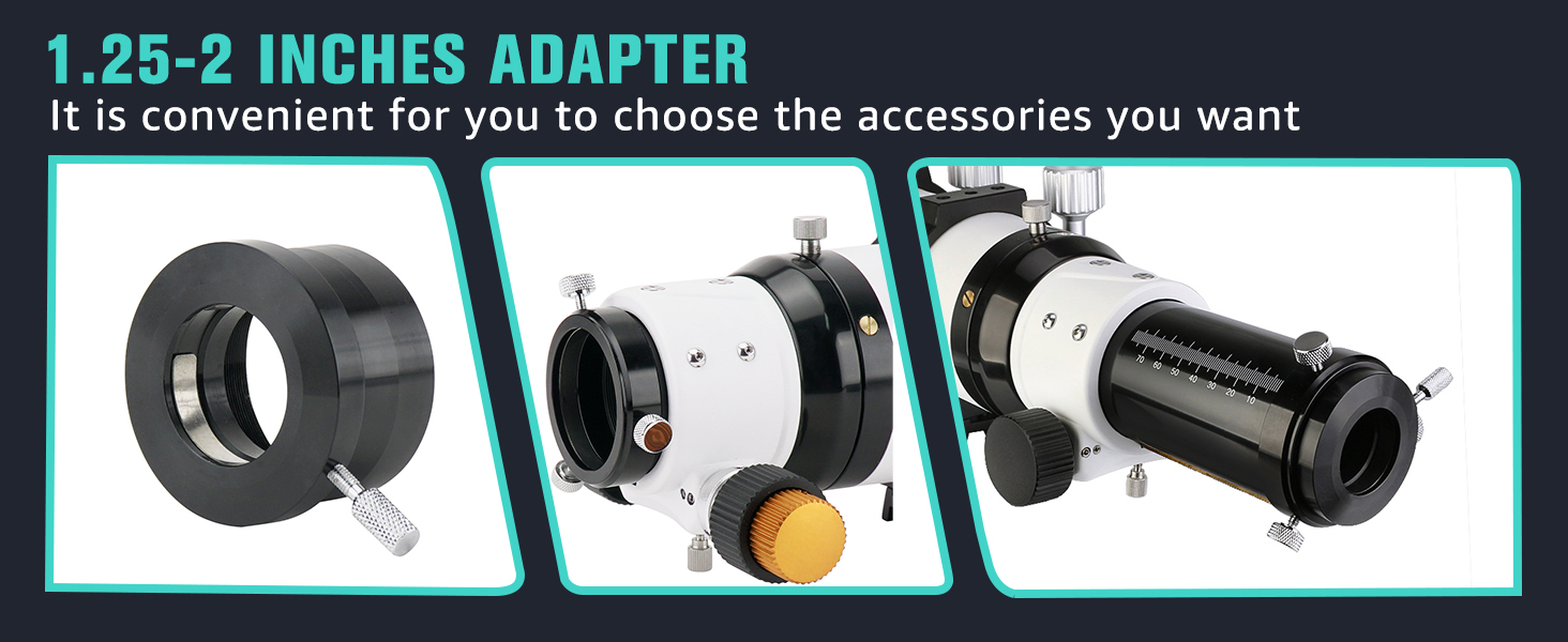 Amazon.com : SVBONY SV503 Telescope Tube, 80mm F7 Telescope OTA with Focal Length 560mm & ED ...