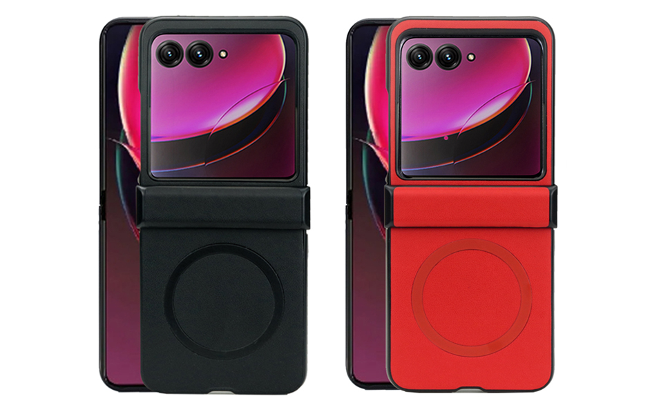 Amazon.com: KUGEW for Motorola Razr Plus 2023 Case with Hinge Protection, Compatible with ...