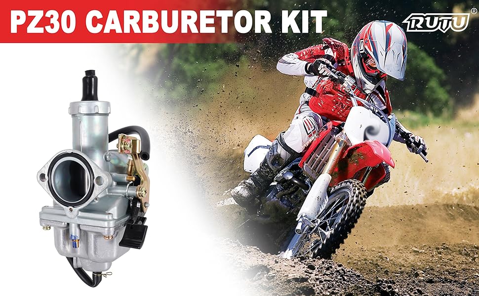 Amazon.com: PZ30 Carburetor for 125cc 150cc 200cc 250cc 300cc ATV Dirt Bike Go Kart, 30mm Cable ...