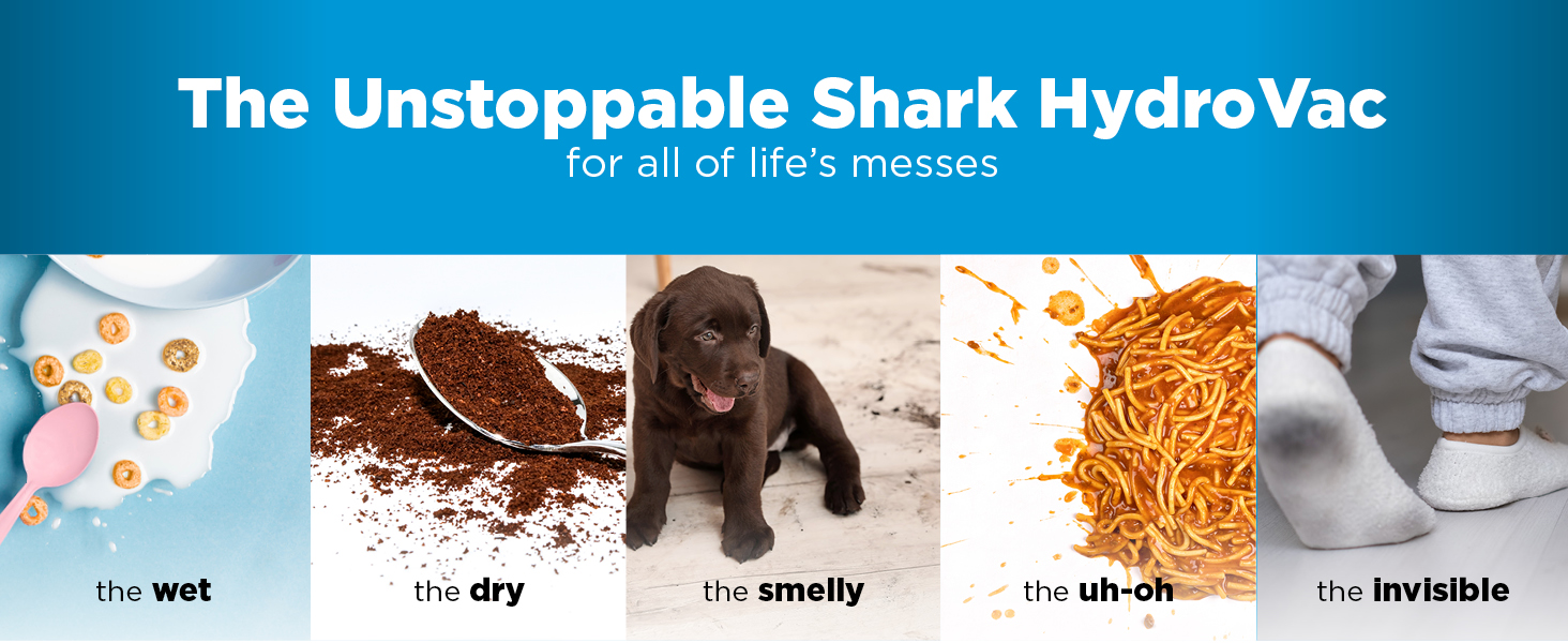 Shark HydroVac Corded Hard Floor Cleaner with Antimicrobial Brush-Roll ...