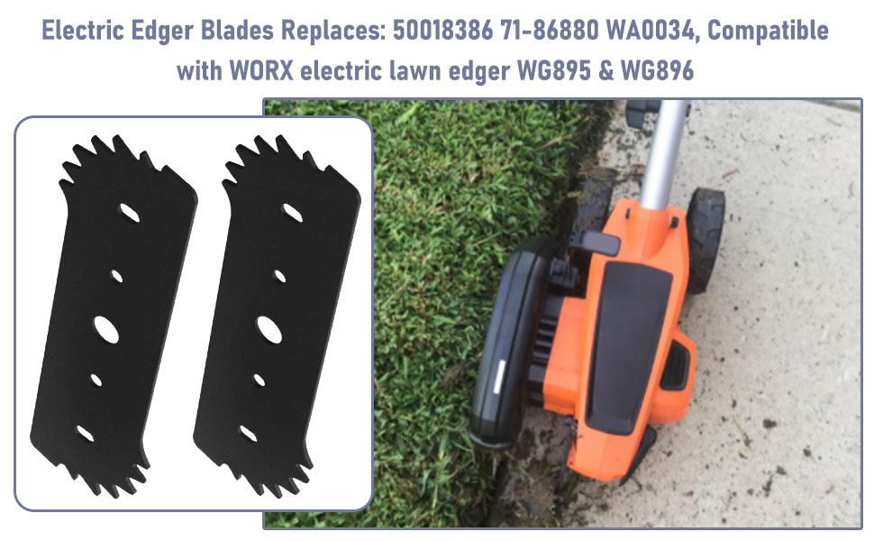 Amazon.com : Fennoral 5pcs WA0034 7-1/2" Electric Edger Blades ...