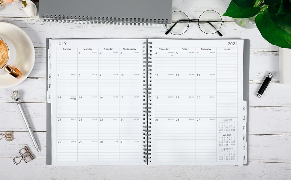 Amazon.com : 2024 Planner - Weekly & Monthly Planner 2024 from January ...