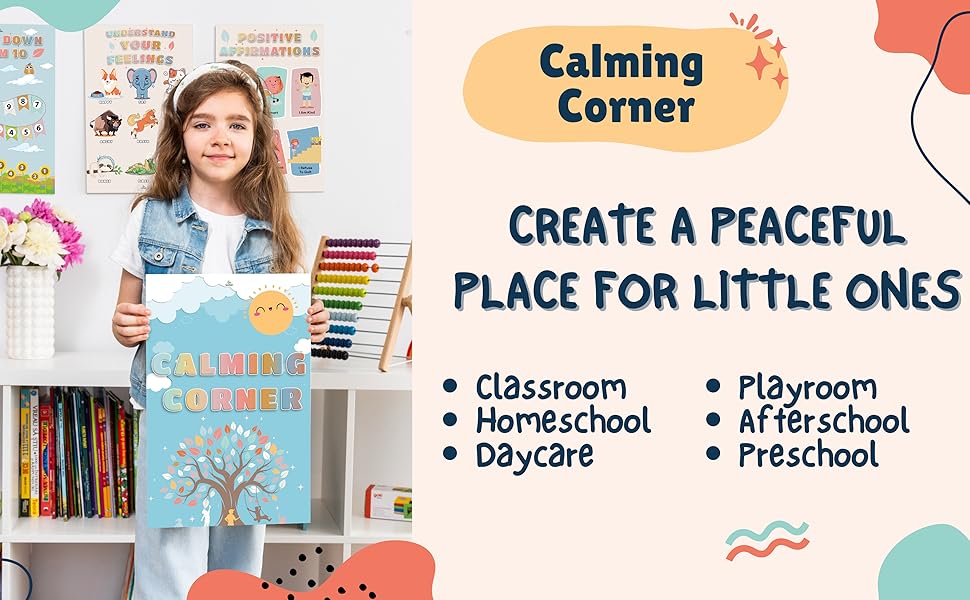 Amazon.com: 9 Feelings Posters For Classroom Calming Corner Items Kids ...